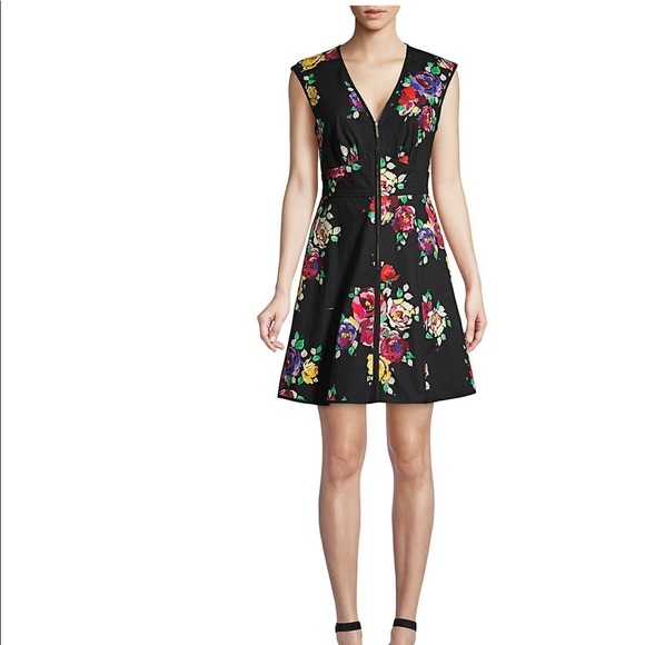 kate spade | Dresses | Kate Spade New York Rare Roses Sleeveless Poplin ...